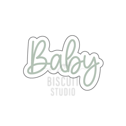Biscuit Studio | Baby Script Cookie Cutter – biscuit studio