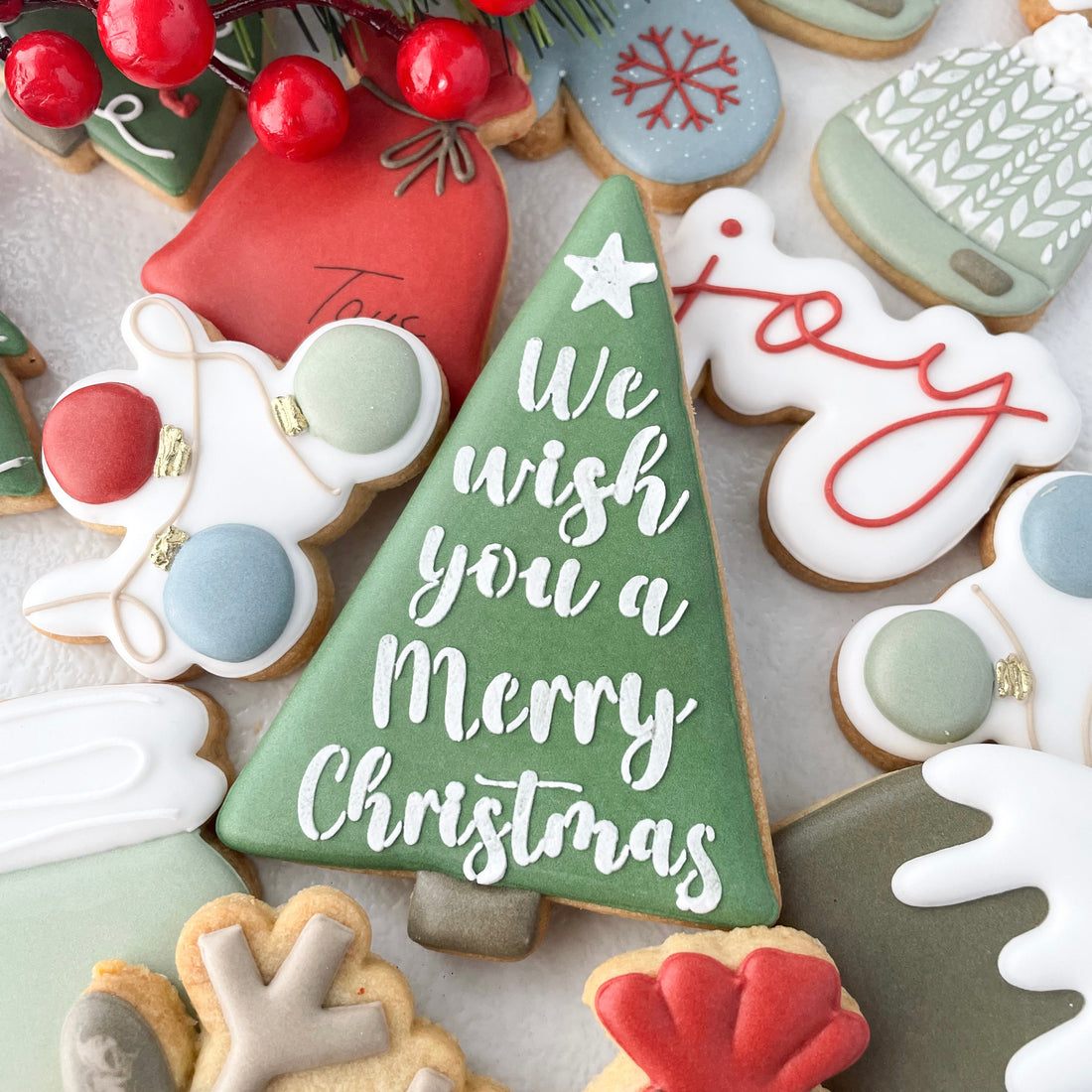 Christmas tree Cutter & Stencil Set – biscuit studio
